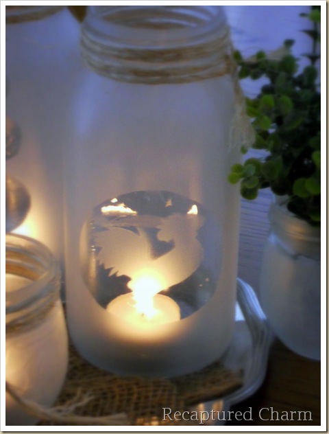 Recaptured Charm: Mason Jar Tea Lights